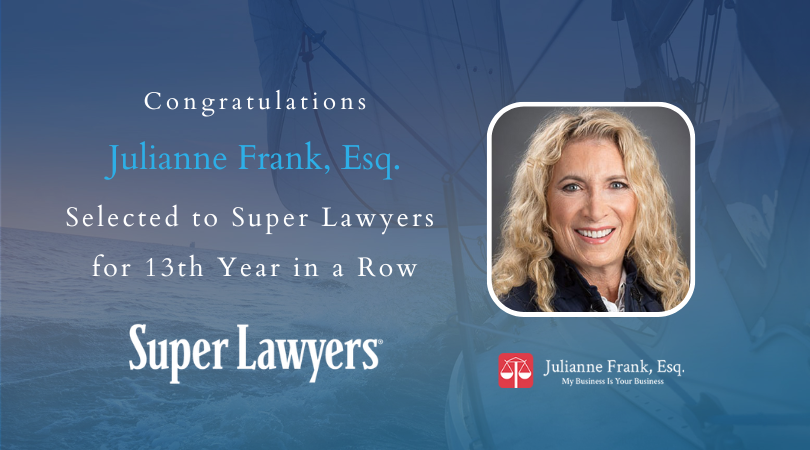 Julianne Frank, Esq. Selected to Super Lawyers 2022